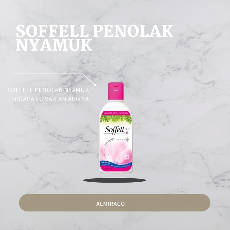 Jual SOFFELL ANTI NYAMUK WANGI BUNGA GERANIUM | Shopee Indonesia