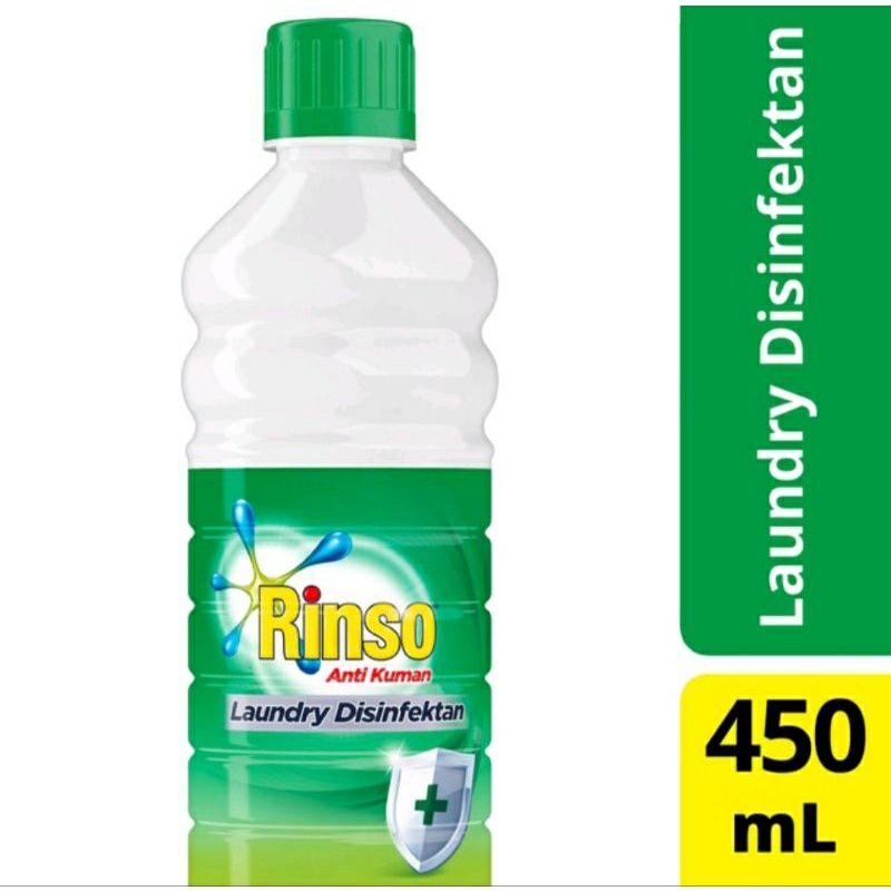 Jual Rinso Cair Laundry Disinfektan Deterjen Anti Kuman kemasan botol ...