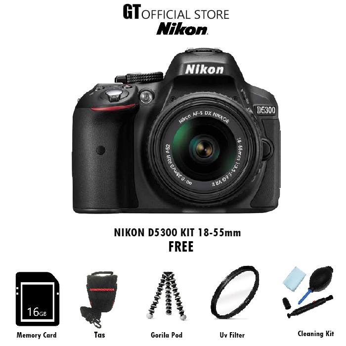 Jual Nikon D5300 Kit 18-55mm | Shopee Indonesia