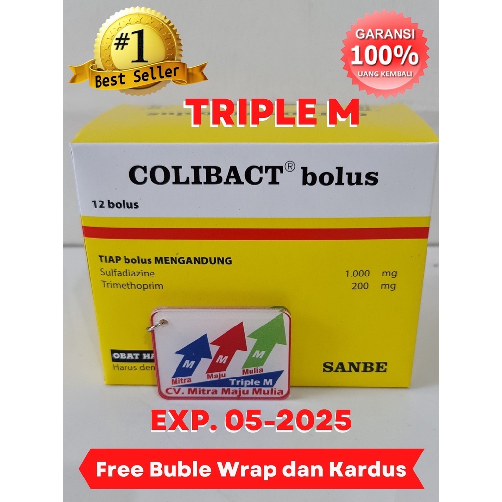 Jual COLIBACT BOLUS 1 BOX ISI 12 BOLUS SANBE Indonesia|Shopee Indonesia