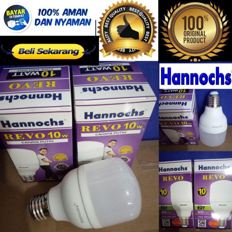 Jual Lampu Hannochs 10 Watt LED REVO CAHAYA PUTIHLampu LED / Bohlam LED ... Jual Lampu Hannochs 10 Watt LED REVO CAHAYA PUTIHLampu LED / Bohlam LED ...