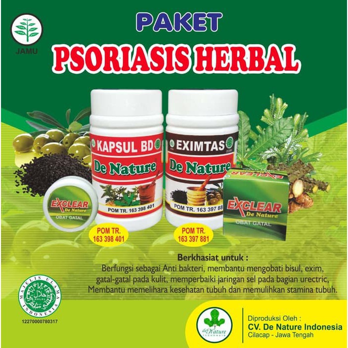 Jual Obat Psoriasis Kulit Bersisik bercak kemerahan Ampuh Herbal ...