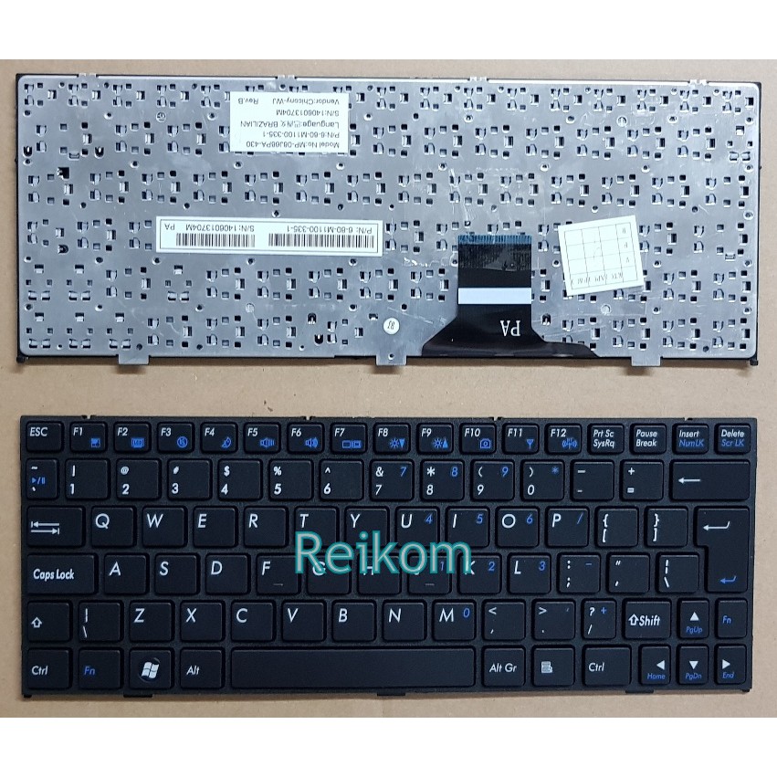 Keyboard Laptop Axioo Pico CJM,CJW,PJM,W210cu,W217,M1100,M1110,M1111 ...