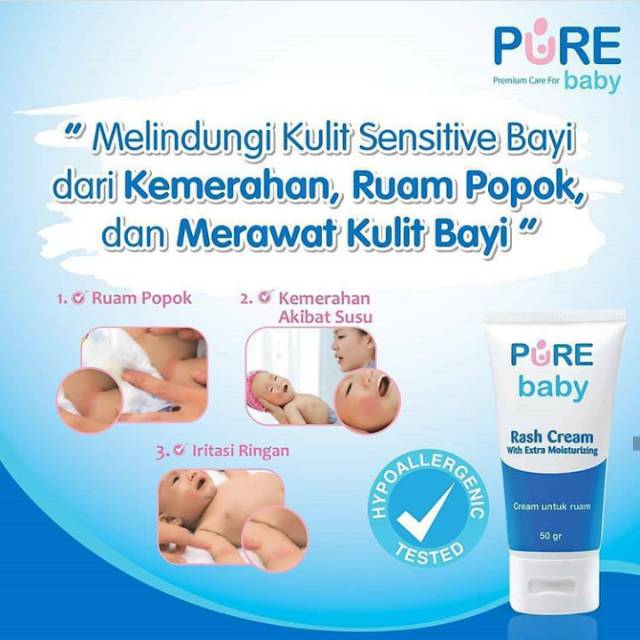 Jual PURE BABY RASH CREAM | Shopee Indonesia
