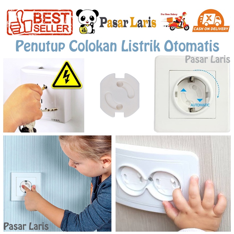 Jual Penutup Colokan Listrik Otomatis Cover Lubang Pengaman Lobang ...