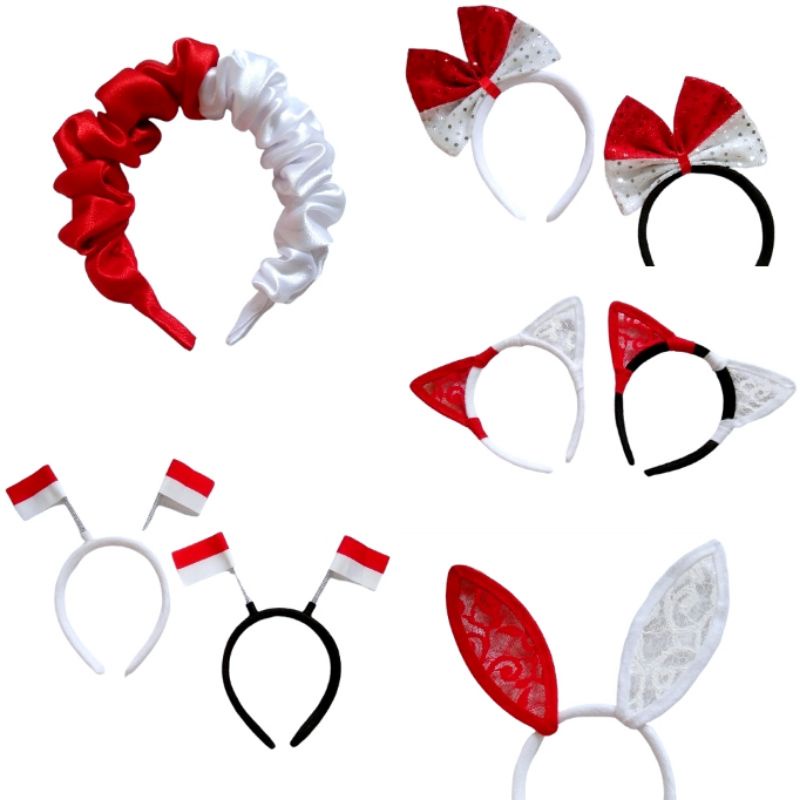 Jual Bando 17 Agustus / Bando Hari Kemerdekaan / Bando Bendera Merah ...