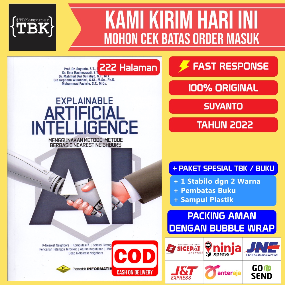 Jual BUKU EXPLAINABLE ARTIFICIAL INTELLIGENCE SUYANTO | Shopee Indonesia