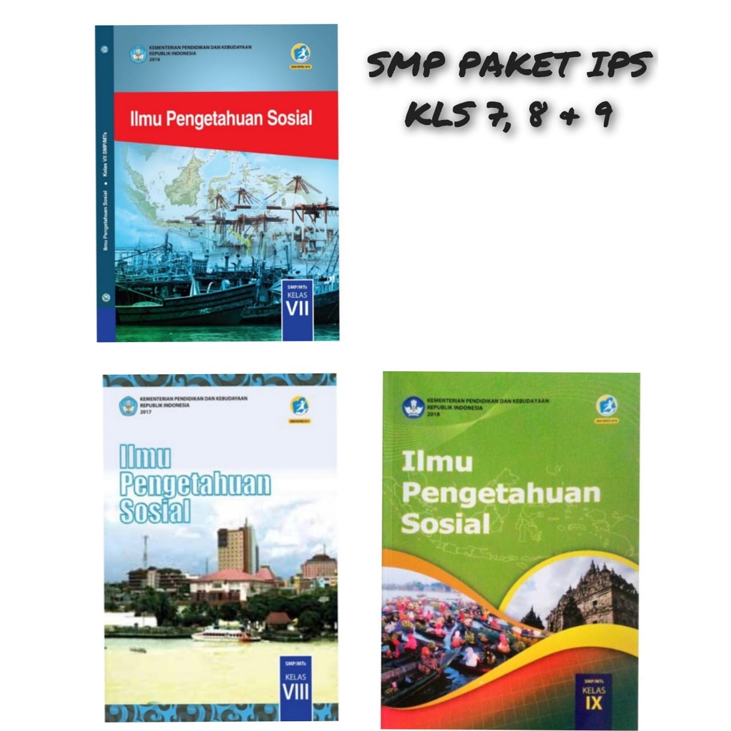 Jual BUKU PAKET SMP ILMU PENGETAHUAN SOSIAL ( IPS ) KELAS 7, 8, 9 EDISI REVISI TERBARU BUKU K13 ...