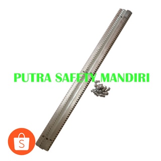 Jual 1 SET GEAR RACK METAL GALVANIZED 8MM REL PAGAR GESER OTOMATIS ...