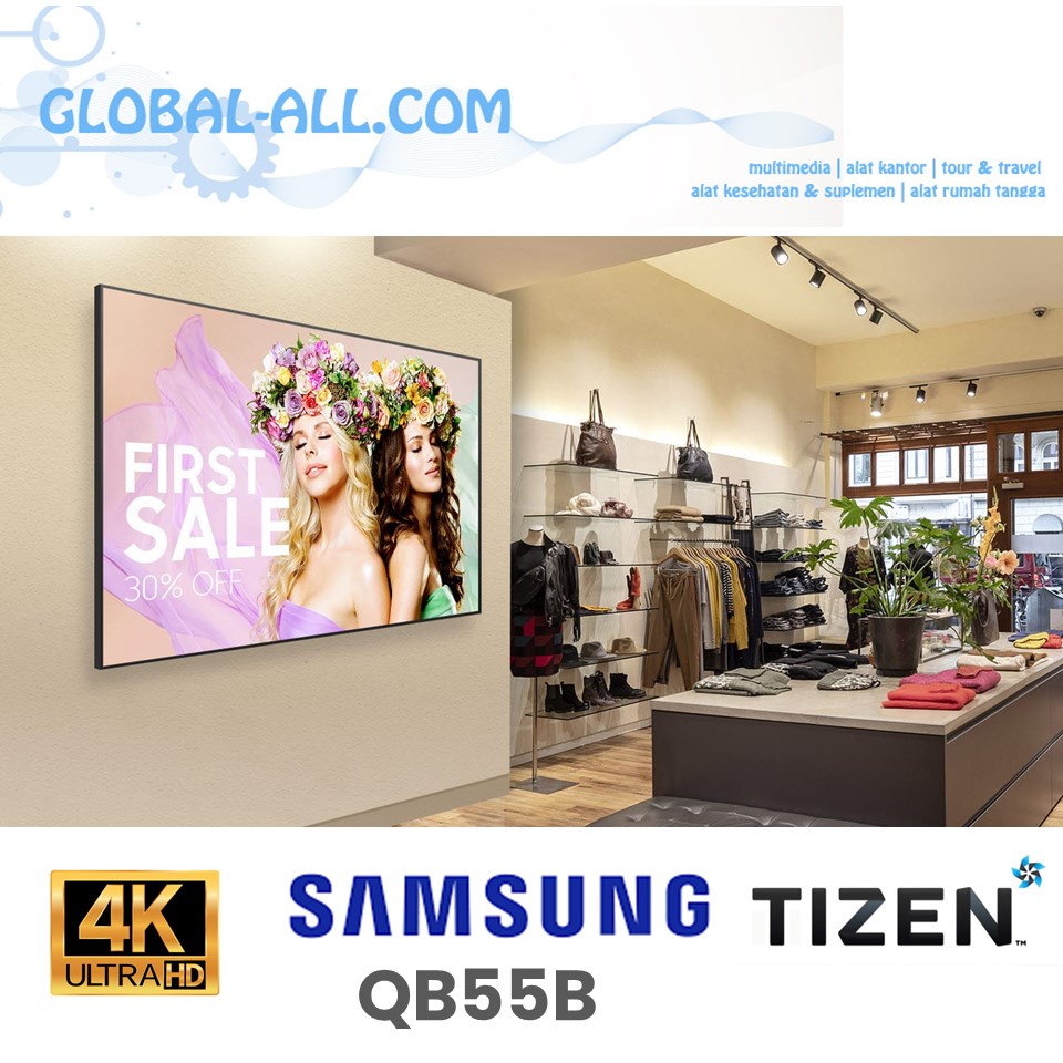 Jual SAMSUNG QB55B 55 INCH DIGITAL SIGNAGE 4K | Shopee Indonesia