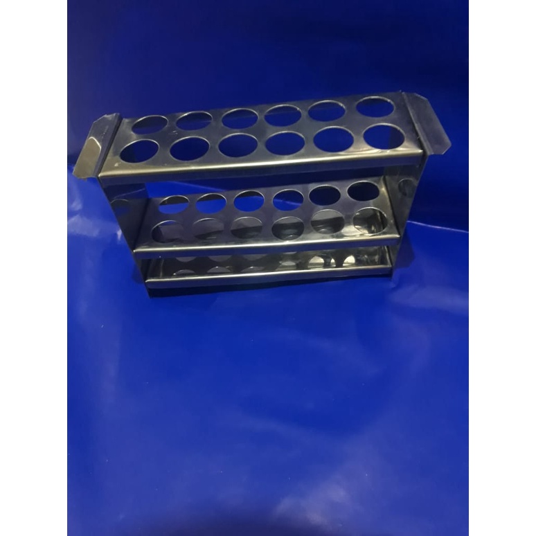 Jual Rak Tabung Reaksi Stainless 12 Lubang | Shopee Indonesia