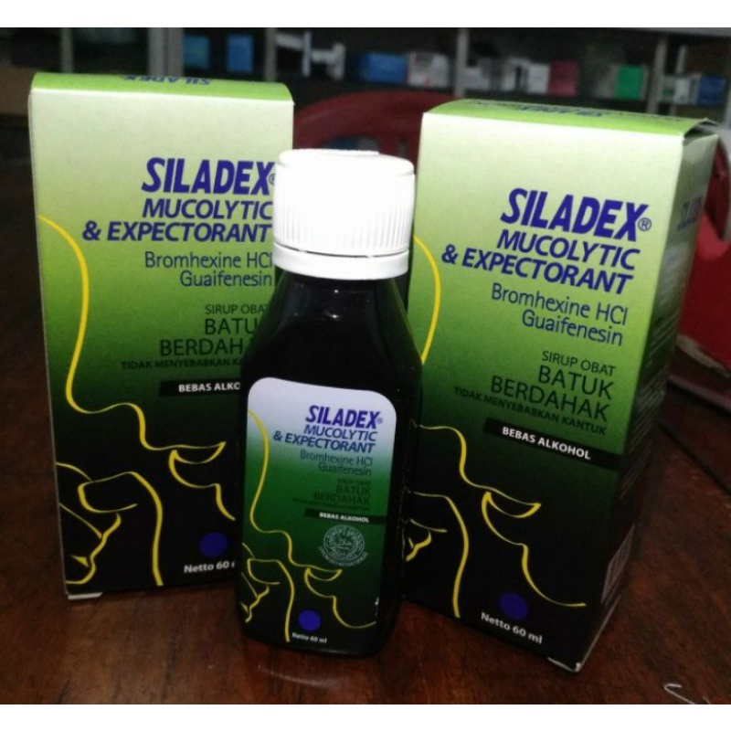 Jual siladex mucolytic & expectorant syrup 60 ml jamin ori | Shopee ...