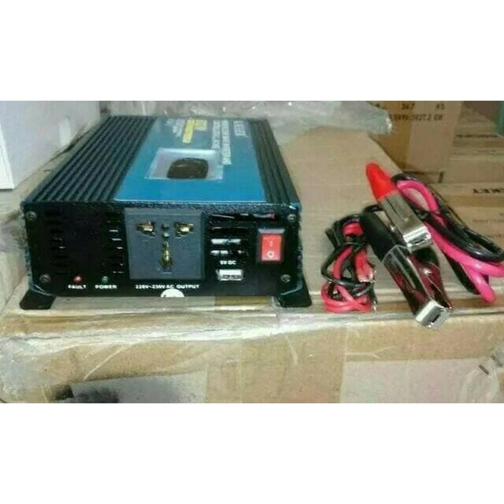 Jual POWER INVERTER 600 WATT ALL IN 1 WITH CONTROLLER SOLAR AND CARGER o | Shopee Indonesia