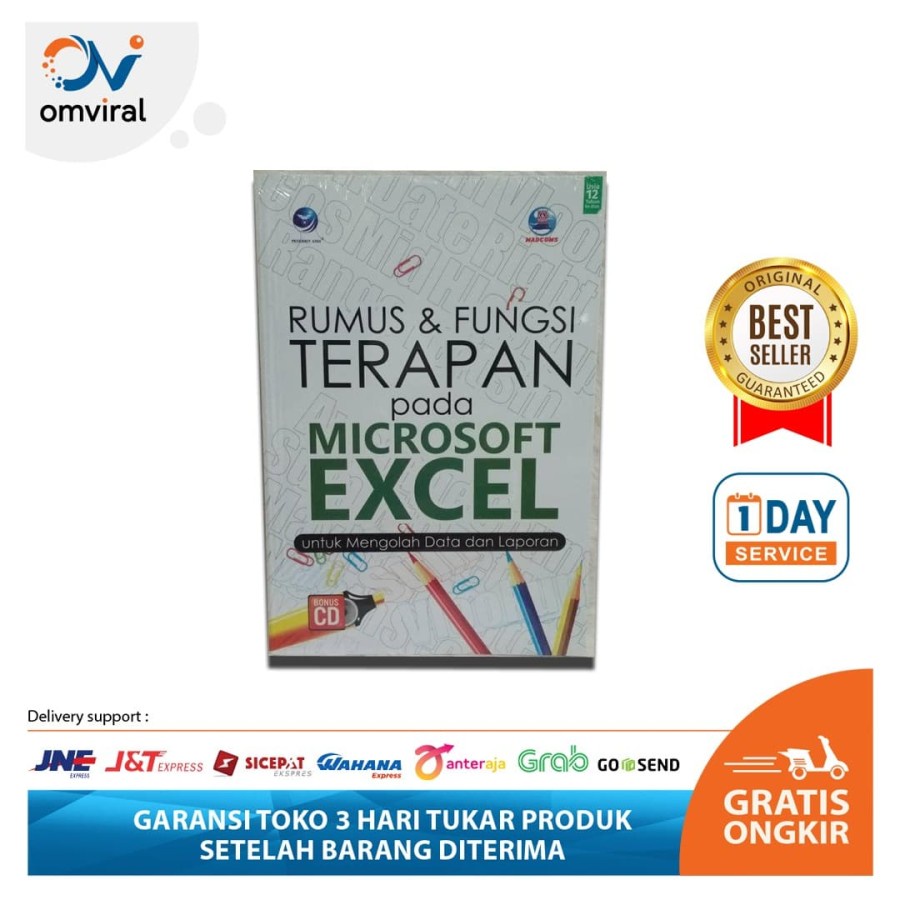 Jual Buku Rumus Dan Fungsi Terapan Microsoft Excel Untuk Pengolahan Data Indonesia|Shopee Indonesia