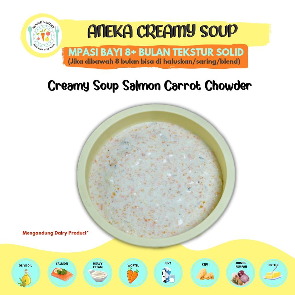 Jual CREAMY SOUP SALMON CARROT CHOWDER (CATERING MAKANAN BAYI MPASI ...