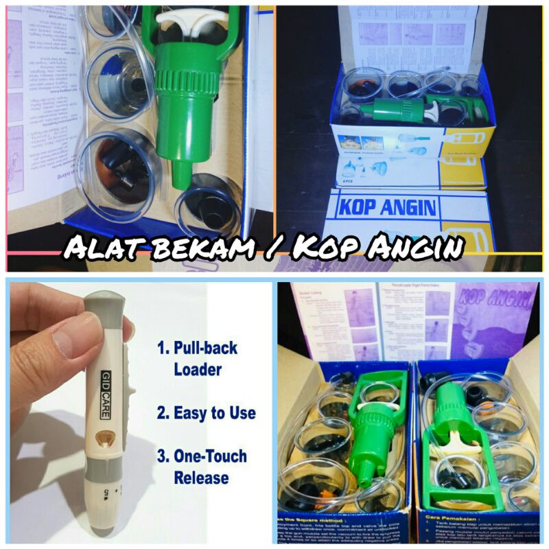 Jual Kop angin / Ala Terapi bekam 6 cup lengkap dengan Pena bekam Tanpa ...