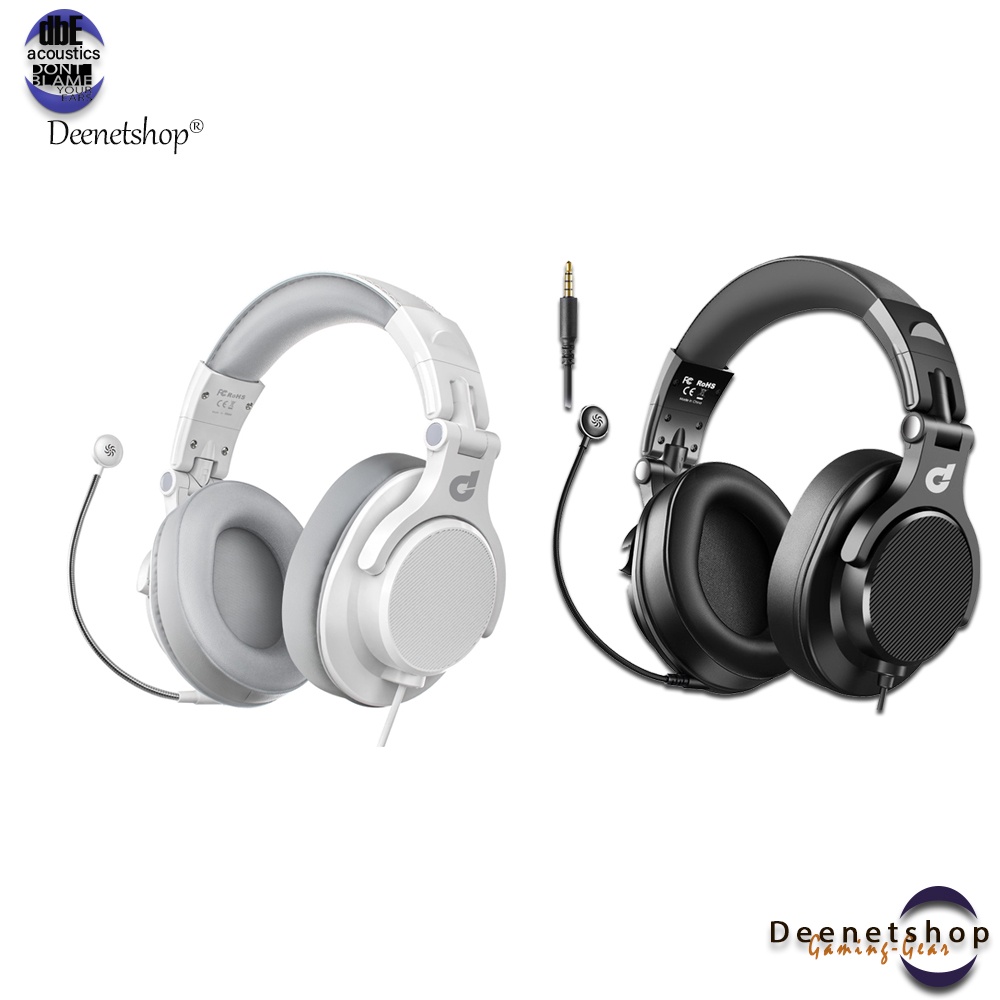 Jual dbE DJ80 Foldable Headphone with Detachable Microphone | Shopee ...