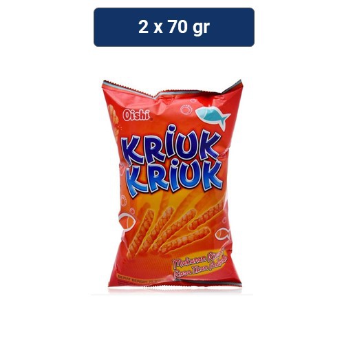 Jual Oishi Kriuk Kriuk Snack Stick Balado 2 x 70 gr | Shopee Indonesia