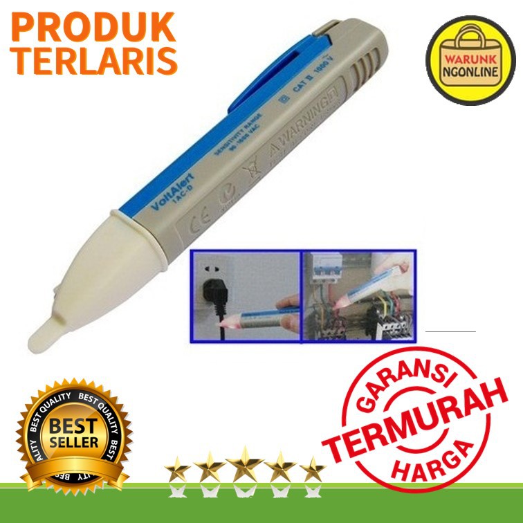 Jual Tes Pen listrik - alat cek arus listrik - AC Voltage Alert ...