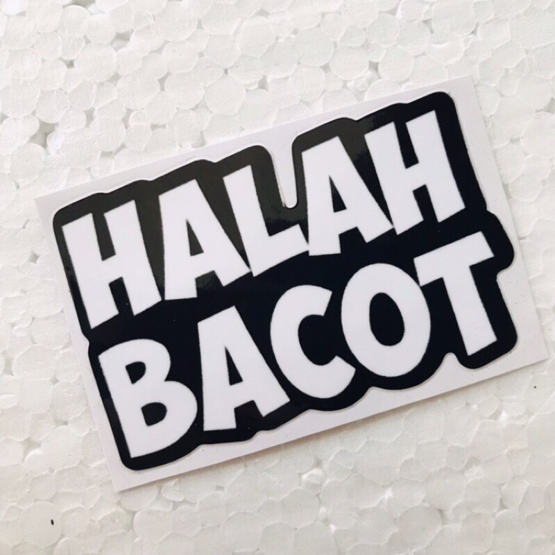Jual sticker motor sticker cutting motor halah bacot ter murah | Shopee ...