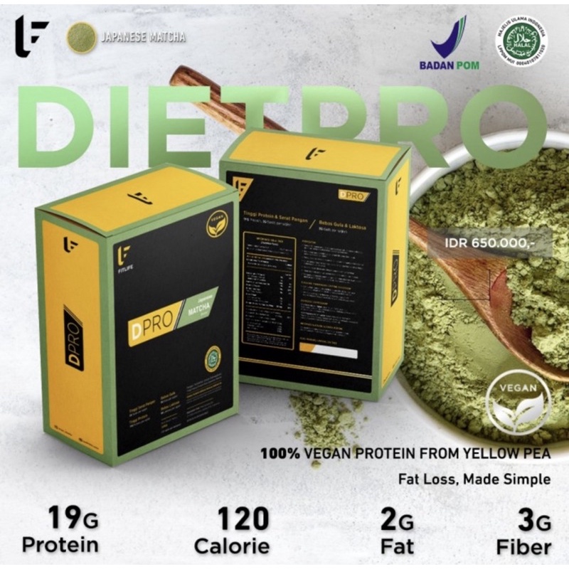 Jual FITLIFE DPRO DIET PRO DIET PROTEIN 3.3 lbs Meal Replacement ...