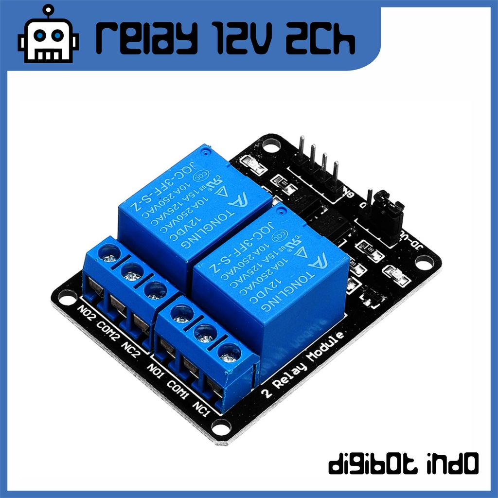 Jual Relay 2 Channel 12V DC | Shopee Indonesia
