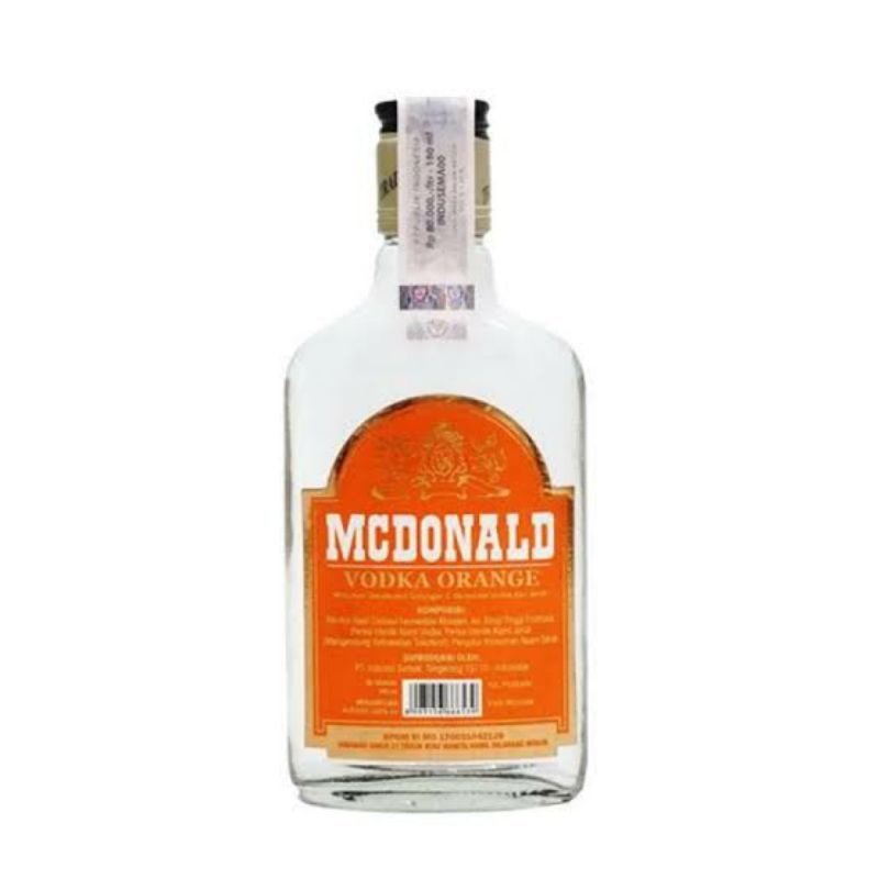 Jual MCDONALD VODKA ORANGE 180ml | Shopee Indonesia