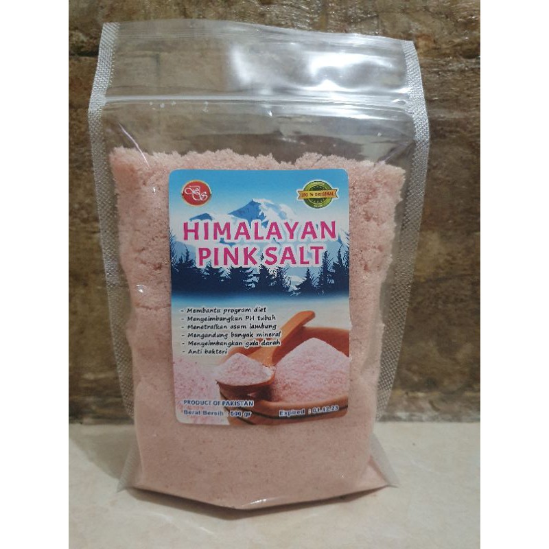 Jual garam himalaya 500gr pink salt | Shopee Indonesia
