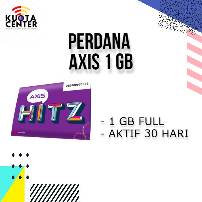 Jual KARTU PERDANA AXIS 1GB (3GB) | Shopee Indonesia