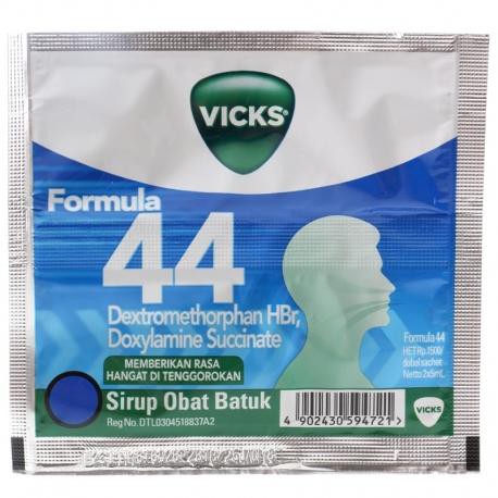 Jual Vicks Formula 44 Sachet - Obat batuk 2 sachet | Shopee Indonesia