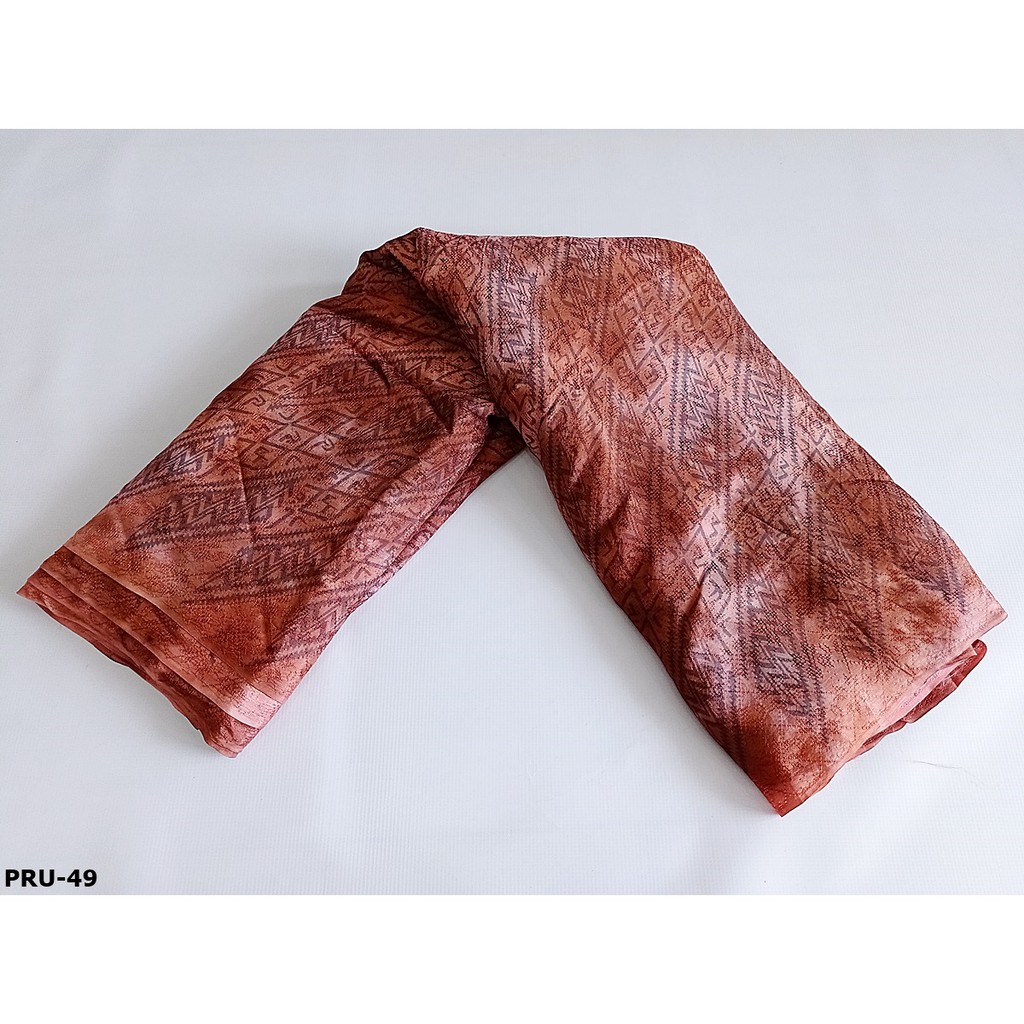 Jual Kain Tenun Dobby Batik Bugis Makassar Gradasi Cokelat - Tenun ...
