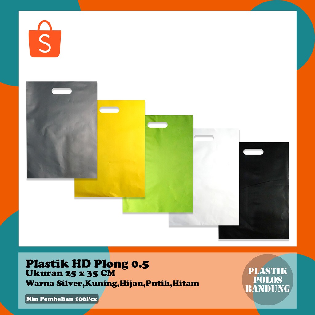 Jual Plastik Hd Plong / Packaging 0.5 25x35 cm (Harga per 1pcs Minimal ...