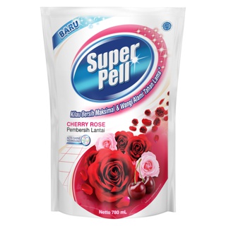 Jual Super Pell Pembersih Lantai Cherry Rose 770 mL Indonesia|Shopee ...