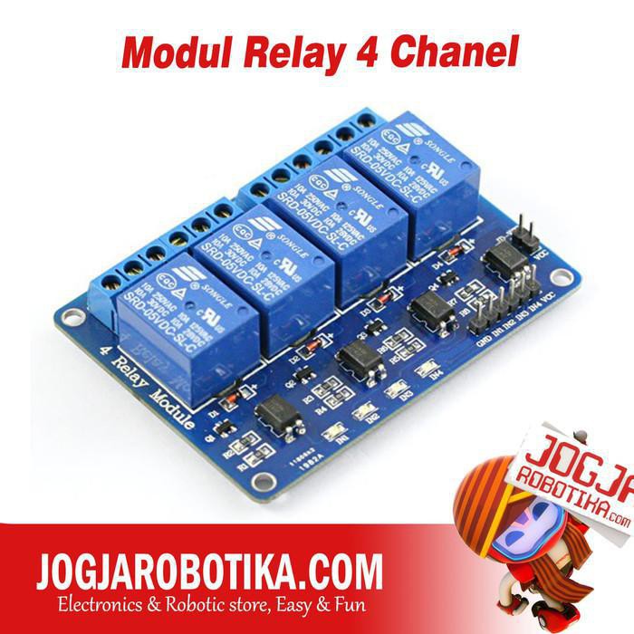 Jual Modul Relay 4 Channel Indonesia|Shopee Indonesia