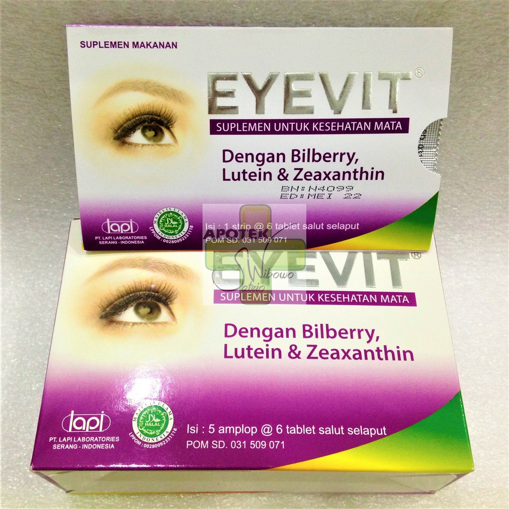 Jual EYEVIT TABLET PER STRIP 6 TABLET (HARGA PER STRIP ) Indonesia ...