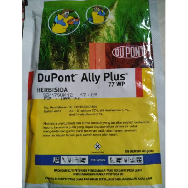 Jual Herbisida Dupont Ally plus 77 WP 40g Indonesia|Shopee Indonesia Jual Herbisida Dupont Ally plus 77 WP 40g Indonesia|Shopee Indonesia