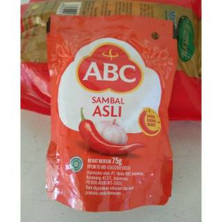 Jual ABC saos sambal asli 75g saus ABC 75g kemasan murah Indonesia|Shopee Indonesia