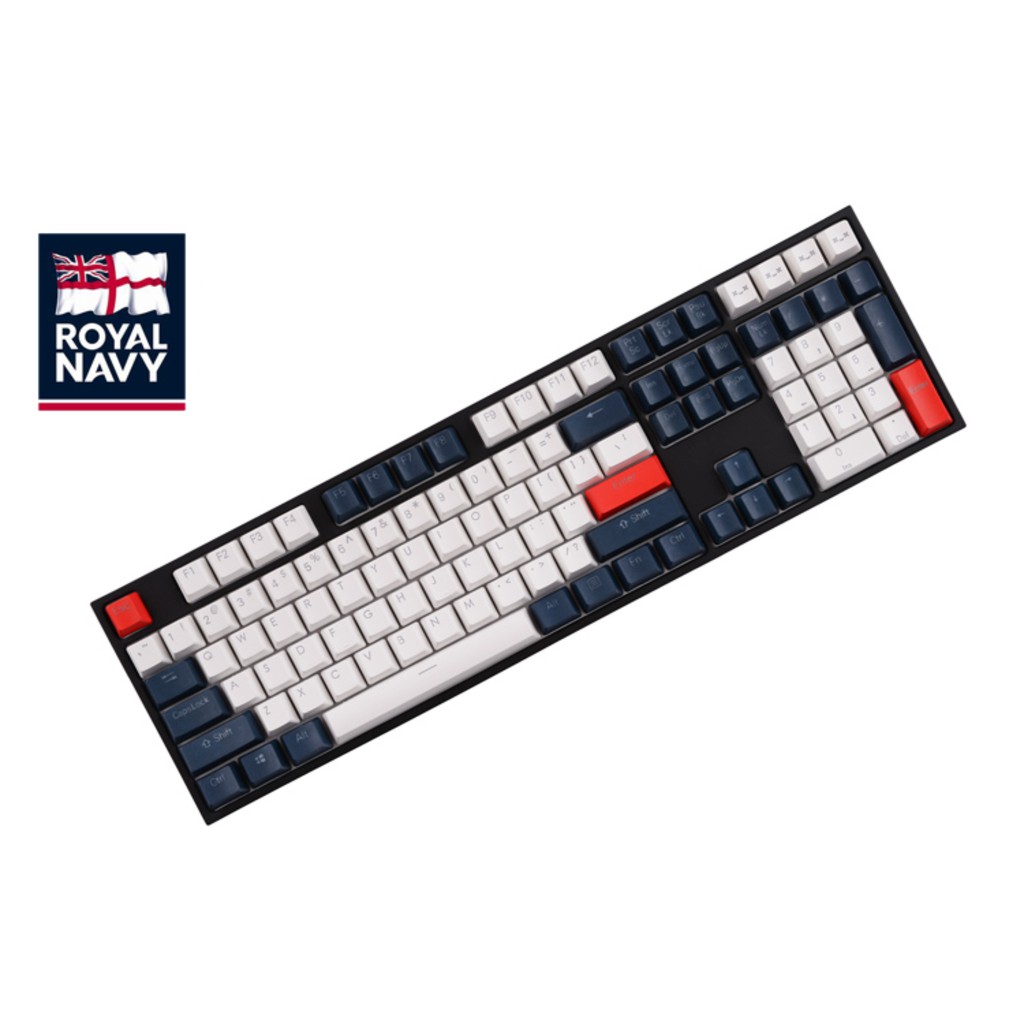 Jual Royal Navy Blue PBT Double Shot 108 Backlight Keycaps Set | Shopee ...