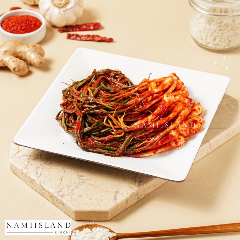 Jual Kimchi Lokio / Dalle / Chives 200gr HALAL | Shopee Indonesia