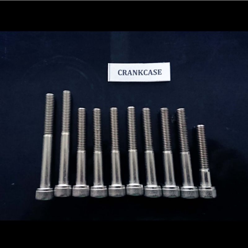 Jual Baut Crankcase Krengkes Kalter Tengah Yamaha Alfa Sigma Champ Full Stainless | Shopee Indonesia