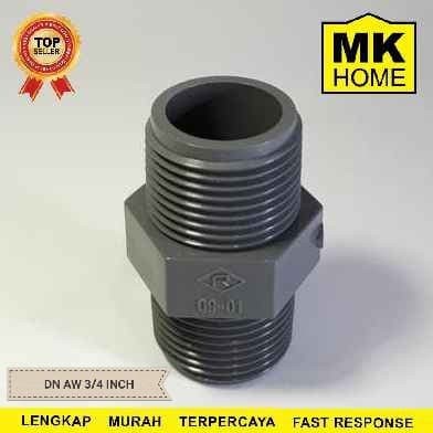 Jual Rucika Double Nipple 1 inch PVC Sambungan Pipa Double Nipple Indonesia|Shopee Indonesia