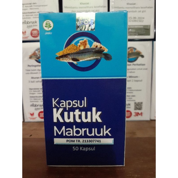 Jual Ikan Kutuk / Ikan Gabus ekstrak 50 kapsul Mabruuk | Shopee Indonesia