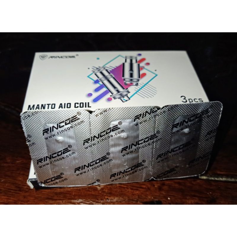Jual Coil rinco manto AIO Reguler 1,2 ohm Indonesia|Shopee Indonesia