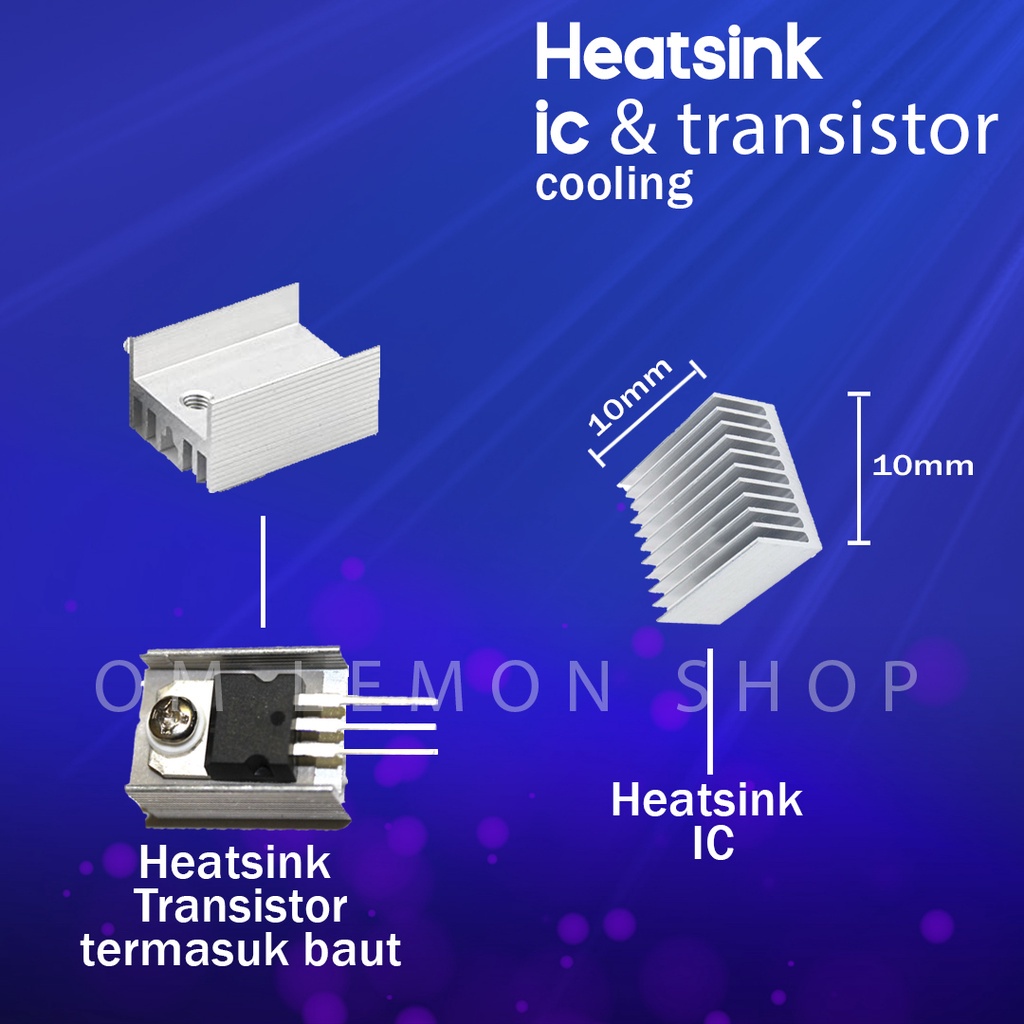 Jual Heatsink pendingin IC & Transistor aluminium | Shopee Indonesia