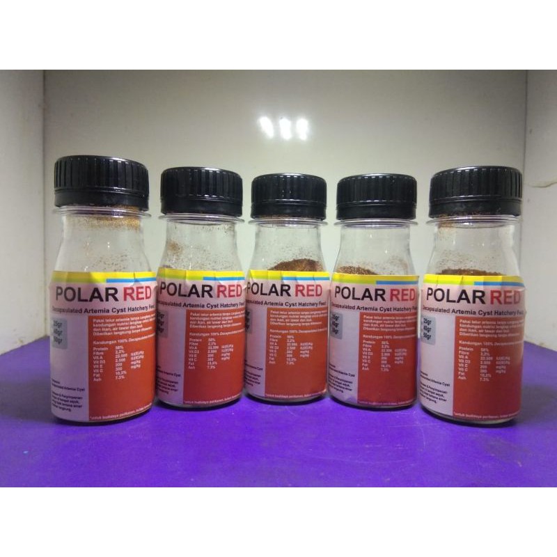 Jual POLAR RED/ARTEMIA INSTAN 25 GRAM (NETTO) | Shopee Indonesia