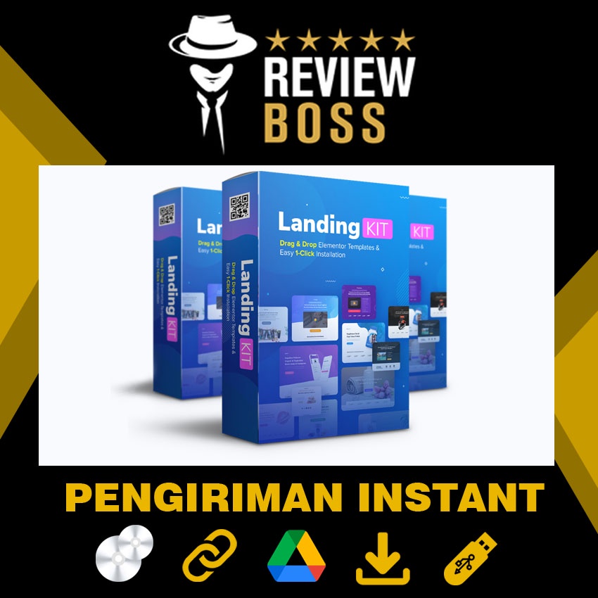 Jual TEMPLATE LANDING PAGE LANDING KIT JSON ELEMENTOR TERBAIK UNTUK ...