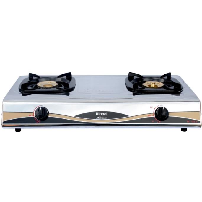 Jual Kompor Dapur 2 Tungku Rinnai Ri-522A - Kompor Gas Dapur Tekanan ...