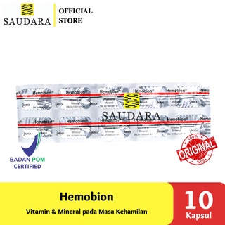Jual Hemobion Capsule ( 10 Kapsul ) | Shopee Indonesia
