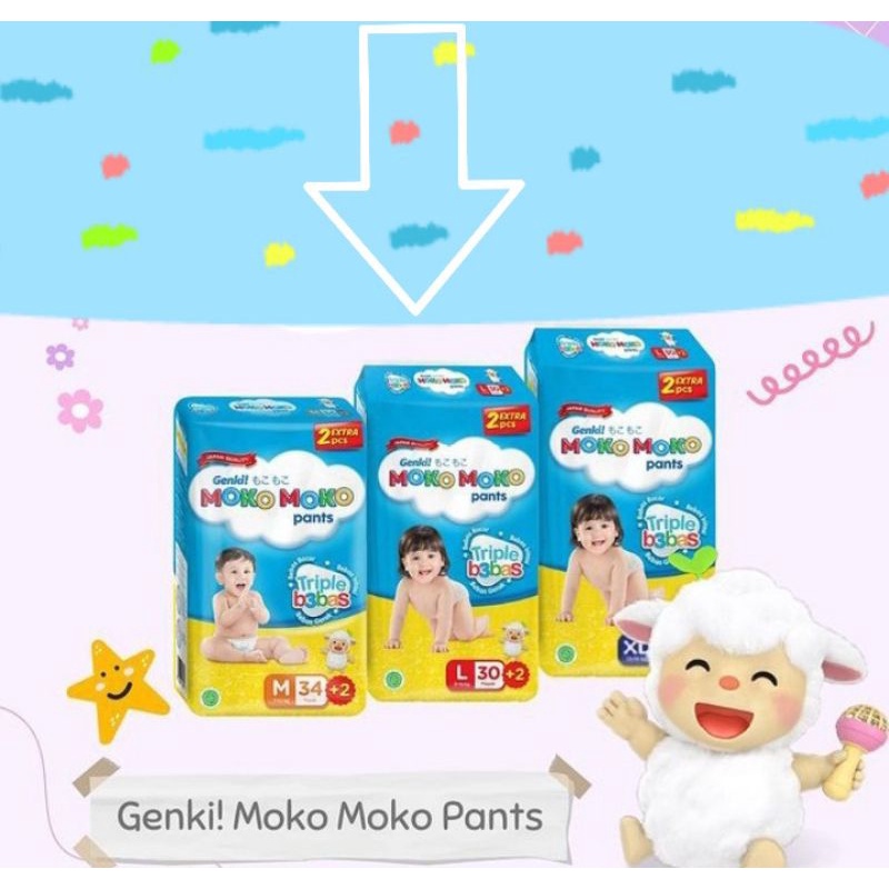 Jual Popok Genki Moko Moko | Shopee Indonesia
