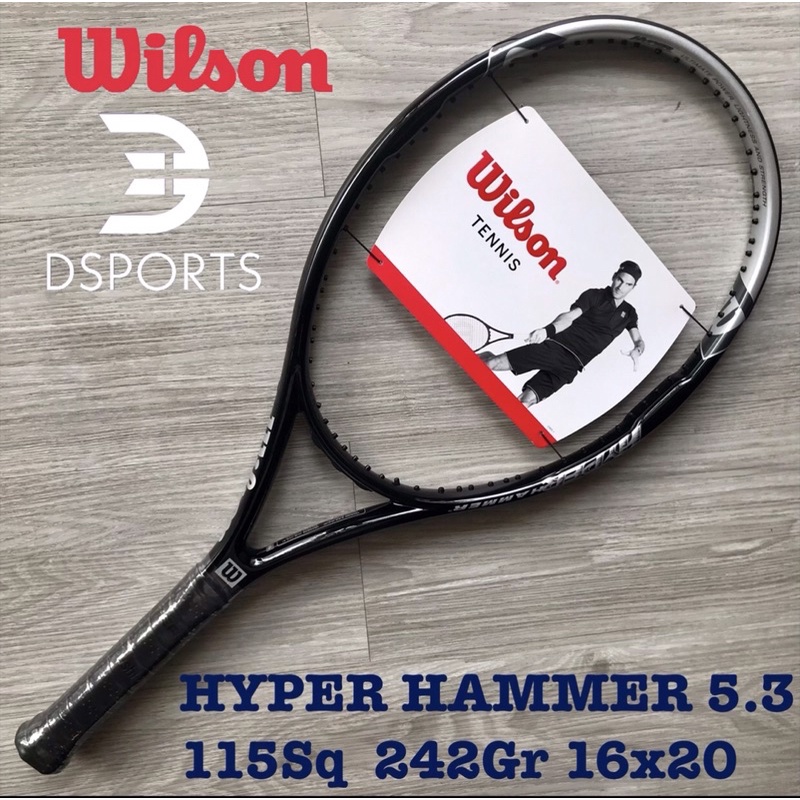 Jual Wilson Hyper Hammer 5.3 ( Racket Tennis Tenis Raket ) ORIGINAL ...